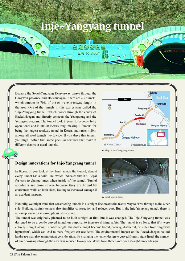The Longest Road Tunnel in Korea, Inje-Yangyang Tunnel